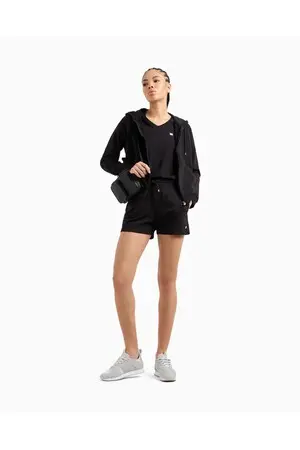EA7 Core Lady Fleece Shorts