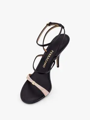 FERRAGAMO Ariel Leather Sandals
