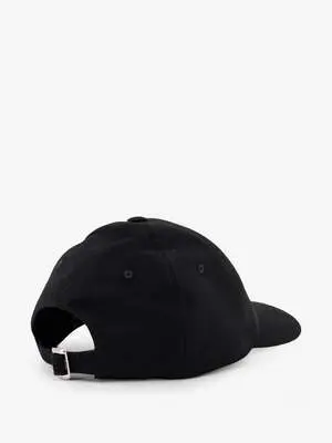 Fendi Stretch Cotton Baseball Cap With Logo Embroidery - Black