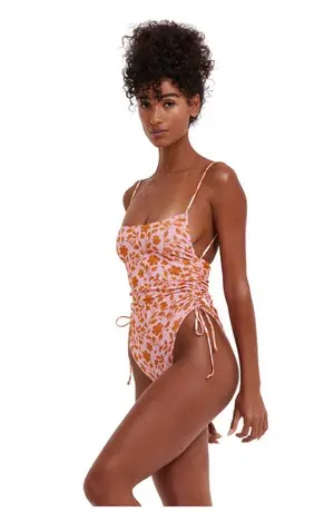 GOTTEX Lolita Adjustable One-piece Swimsuit - Pink Orange