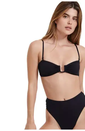 GOTTEX Solid Bandeau Bikini Top
