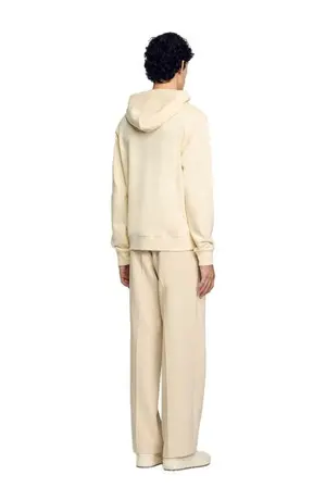 Sandro Square Cross Fleece Sweatshirt