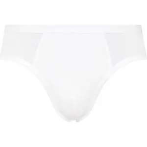 Hanro Cotton Pure Cotton High Leg Brief - White
