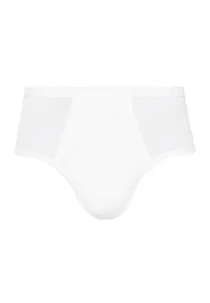 Hanro Cotton Pure Cotton Full Brief With Fly - White