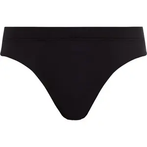 Hanro Sea Island Cotton Cotton Brief - Black