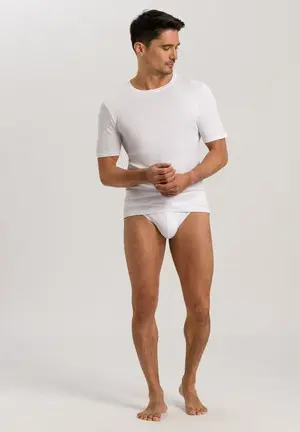 Hanro Sea Island Cotton Cotton Brief - White
