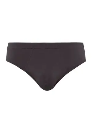 Hanro Cotton Superior Cotton Brief - Coal Grey