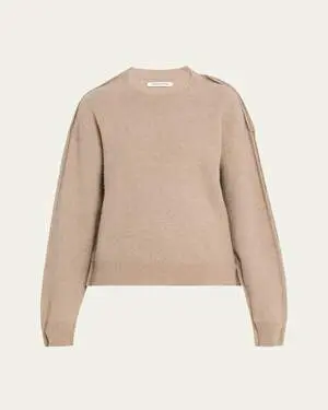 AISLING CAMPS Aisling Camps Sculpted Merino Wool Pullover - Sand