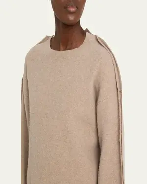 AISLING CAMPS Sculpted Merino Wool Pullover