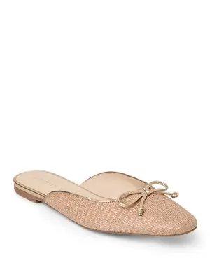 Jack Rogers Ginny Flat Mule Sandals - Desert Sand