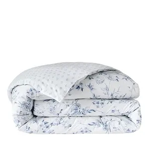 ANNE DE SOLENE Malacca Duvet Cover, King - Blue On White