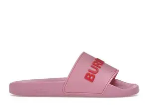 Burberry Red Slides Sandals For Women
