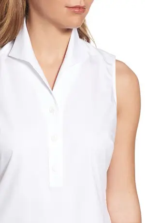Foxcroft Dani Button Back Shirt