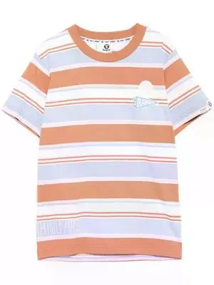 A BATHING APE Aape * Striped T-shirt
