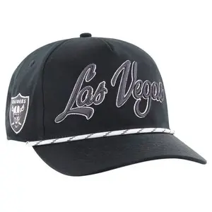 '47 Las Vegas Raiders Overhand Speckle Hitch Adjustable Hat - Black