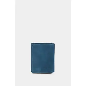 VELEZ Garry Tech Leather Card Holder Light Blue