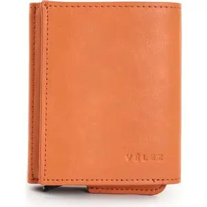 VELEZ Garry Tech Leather Card Holder Orange