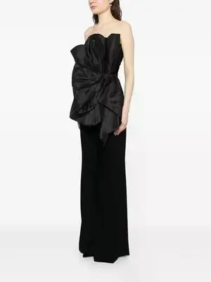 SAIID KOBEISY Voluminous Draped Moulage Jumpsuit