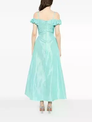 SAIID KOBEISY Midi Taffeta Dress