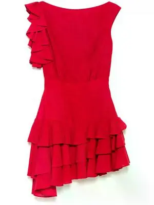 SAIID KOBEISY Ruffled Mini Dress