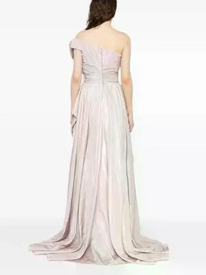 SAIID KOBEISY Strapless Taffeta Dress