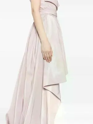 SAIID KOBEISY Strapless Taffeta Dress