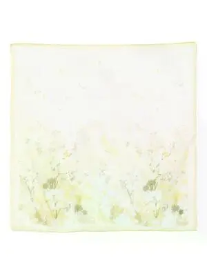 SAIID KOBEISY Silk Chiffon Scarf - Yellow