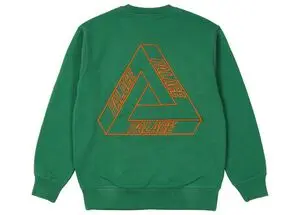 PALACE Outliner Mit Crewneck - Green