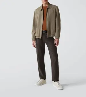 Zegna Triple Stitch Sneakers - Beige