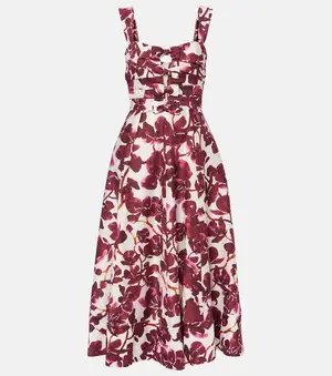 Rebecca Vallance Nerissa Floral Midi Dress