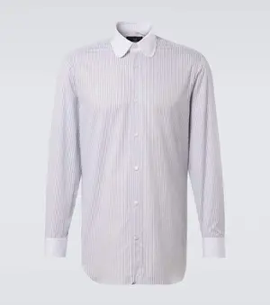 Dunhill Striped Cotton Twill Shirt