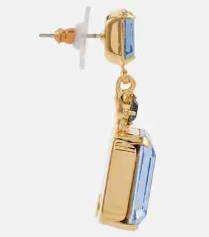 JENNIFER BEHR Justine Gold-plated Drop Earrings - Blue
