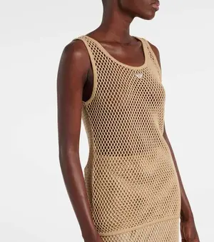 Prada Sheer Cotton Tank Top