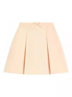 Valentino Garavani Crepe Couture Mini Skirt - Neutrals