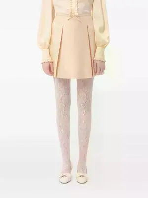 Valentino Garavani Crepe Couture Mini Skirt - Neutrals