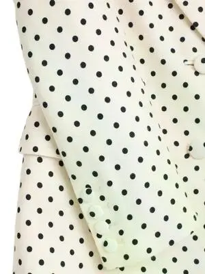 Valentino Garavani Printed Blazer With Bow Detail - Neutrals
