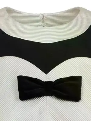 Valentino Garavani Crepe Couture Bow-detail Mini Dress - Black
