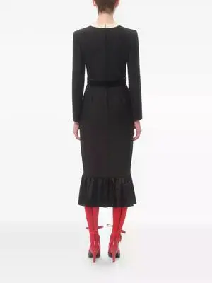 Valentino Garavani Bow-detail Midi Dress
