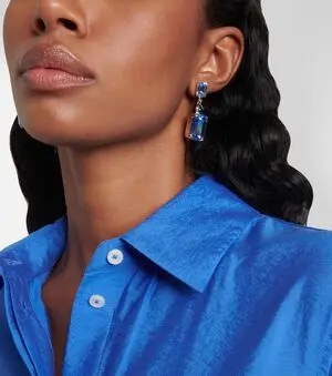 JENNIFER BEHR Justine Drop Earrings - Blue