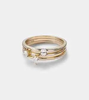 STONE AND STRAND 14kt Yellow Ring With Diamonds - Gold