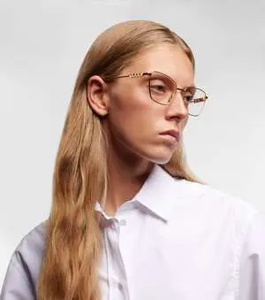Gucci Embellished Cat-eye Glasses