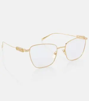 Gucci Embellished Cat-eye Glasses