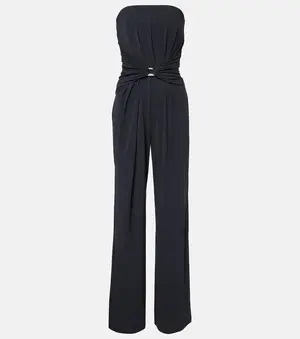 Max Mara Fiero Draped Jumpsuit - Black