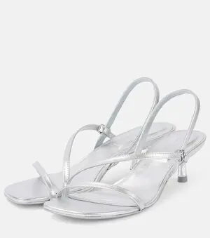 Simkhai Cedonia Leather Slingback Sandals