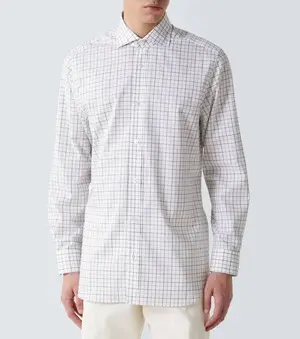 Dunhill Checked Cotton Shirt