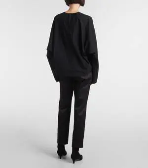 TOTEME Cotton-blend Top - Black