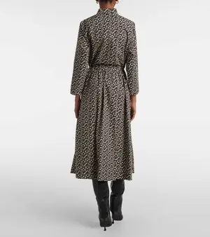 Tory Burch Printed Cotton Poplin Shirt Dress