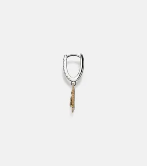 FOUNDRAE 18kt Yellow And White Diamond Earring