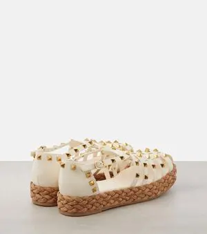 Valentino Garavani Rockstud Fisherman Sandals
