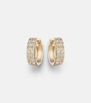 STONE AND STRAND 14kt Yellow And Diamond Earrings - Gold